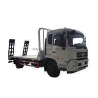 China Dongfeng 4X2 Excavator Flat Bed Wrecker 8700X2500X3200 mm Dimensions L x W x H mm for sale