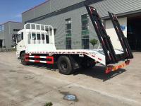 China Dongfeng 4X2 Excavator Flat Bed Wrecker 8700X2500X3200 mm Dimensions L x W x H mm for sale