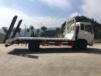 China Dongfeng 4X2 Excavator Flat Bed Wrecker 8700X2500X3200 mm Dimensions L x W x H mm for sale