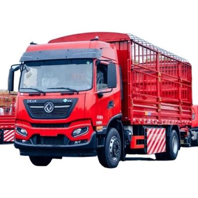 China 150-250hp Dongfeng 220HP 4X2 CNG Fence Cargo Truck with Euro 6 Emission Standard for sale