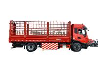 China 150-250hp Dongfeng 220HP 4X2 CNG Fence Cargo Truck with Euro 6 Emission Standard for sale