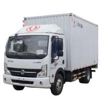 China Multimedia System Enabled Dongfeng Single Row 4X2 Van Truck with 150 250hp Horsepower for sale