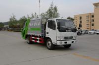 China Dongfeng Waste Treatment Truck 6/8cbm Compression Garbage Truck for Carbon Steel Tank for sale