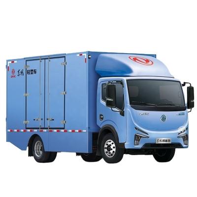 China 18.5 CBM Container Capacity 6-Tire Electric Cargo Truck with and Customizable Box Van for sale