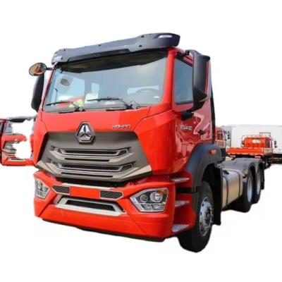 China Sinotruk HOWO Used 6X4 3 Axle 430 460HP Diesel Head Tractor Truck Trailer Head with 1 for sale