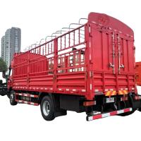 China Dongfeng KR 4x2 Truck 245hp 10ton Live Animal Fence Logistics Transport Cargo Truck for sale