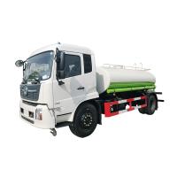 China Manual Transmission Type 4X2 9.1m3 Water Spray Bowser Tanker with Yuchai 180HP Engine for sale