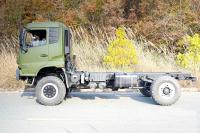 China Manual Transmission 4x4 Off Road Truck with 260HP Diesel Engine and Column Plate Cargo for sale