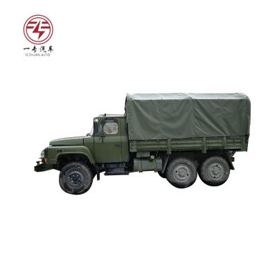 China Touch Screen None 6x6 Cargo Truck with Water Proof PVC Tarpaulin and 12.5R20 Tires for sale