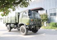China 4x4 Cargo Truck Dongfeng Off-road Truck Column Plate Cargo Tank Type 150hp Horsepower for sale