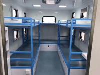 China Off Road Dormitory Van Living Van Boarding Vehicle Truck 4x4 with Manual Transmission for sale