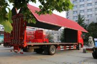China Dongfeng Cummins 245 Hp 4x2 Cargo Truck Van with 9 Forward Shift and Euro5 Emission for sale