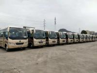China Medium 24-31 Seat Passenger Bus with Max Torque 1400-2000 and Tires 7.50R16LT-14PR for sale