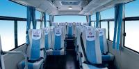 China Sale 19-Seat Luxury Passenger Bus with 1860mm Interior Height and 7.00R16 Tires for sale