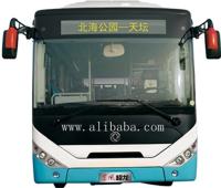China Max Speed 51-70 km/h 45-Seat Diesel Urban City Buses with Air-condition and Low Floor for sale