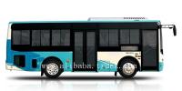China Max Speed 51-70 km/h 45-Seat Diesel Urban City Buses with Air-condition and Low Floor for sale