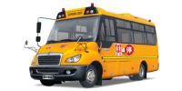 China Affordable Left Drive Rear Engine Luxury Kids Safety Bus with 24-44 Seats Competitive for sale