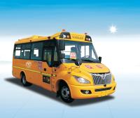 China 85KW Steering Position LHD Yellow Luxury School Car for Kindergarten and Elementary Kids for sale