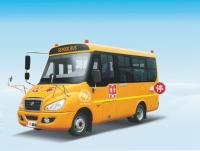 China Engine Capacity 4L Dongfeng 19Seat Student Safety Car Yellow School Bus For Child for sale