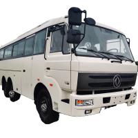 China Affordable and Durable Dongfeng 30seat 4x4 6x6 Coach Bus for Long Distance Travel for sale