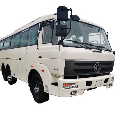 China Affordable and Durable Dongfeng 30seat 4x4 6x6 Coach Bus for Long Distance Travel for sale