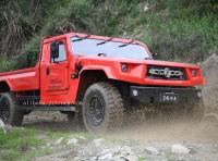 China 305/80R18 Tire Size Dongfeng Single/Double Cab 4 Wheel Diesel Pickup Truck for Outdoor for sale