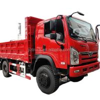 China Dongfeng 4x4 Dump Truck Optional Specifications and Cargo Tank Dimension 3800*2500*800 for sale