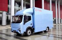 China Electric Vehicle DONGFENG 81.14kwh Luxury Cargo Truck for van box ev used as options for sale