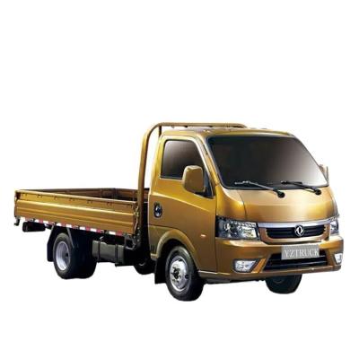 China YUCHAI Engine Dongfeng 4x2 LHD RHD 1T 2T Light Flatbed Cargo Truck for Transportation for sale