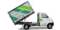 China Mini Electric Van 4x2 Wheel with Environmental Protection Cargo Tank Size and Dimension for sale