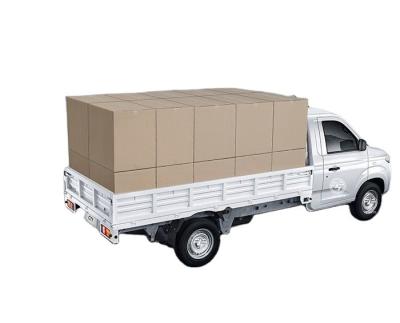 China 5-Speed Manual Transmission DFAC Single Double Cabin 1.5T 4X2 Flat Container Van Electric Cargo Truck for sale