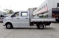 China Drive Wheel 4X2 Dongfeng Micro Fence Double Row Logistics Lorry with and 3.5T Capacity for sale
