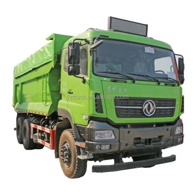 China 21T U-Shaped Cargo Box 6x4 Muck Ore Tipper Truck Dongfeng With Cummins Engine for sale