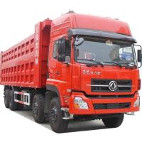 China Flat Head Double Axle Dumper 12 Wheel 350hp 8X4 Hydraulic Lift Heavy Duty Dump Truck for sale