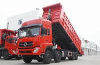China Flat Head Double Axle Dumper 12 Wheel 350hp 8X4 Hydraulic Lift Heavy Duty Dump Truck for sale