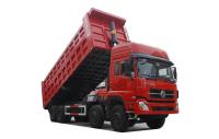 China Flat Head Double Axle Dumper 12 Wheel 350hp 8X4 Hydraulic Lift Heavy Duty Dump Truck for sale