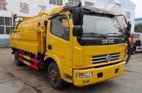 China Model DFAC 4x2 Sewage Suction Truck with 6 CBM Tank Capacity and 1-10T Load Capacity for sale