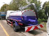 China 110 Kw Euro 4 Diesel Mini Vacuum Sewage Suction Truck for Manual Sewage Disposal for sale