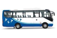 China 24-31 Seat LHD RHD Drive Wheel Diesel CNG Low Floor Business Coach Bus with Design for sale