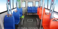 China Dongfeng 6m 8m 19seat 30seat Electric Mini Bus with AC in Euro 5 Emission Standard for sale