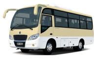 China 3300mm WHEELBASE Dongfeng 24-40 Seat Medium Tourism Bus with Air-Conditioned Luxury for sale