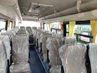 China Affordable 26Seats 50Seats Coach Bus Tour Bus Passenger Bus with 130 hp Diesel Engine for sale