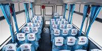 China Medium Size Mini Bus with Yellow Color Dongfeng 24-39 Seat Euro 4 Emission Standard for sale