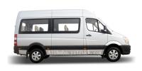 China Manual Transmission 2 Axles 4 Wheels Load-Bearing Body Tourist Bus for Tourist for sale