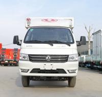 China Dongfeng 1-5 T Mini Diesel Light Box Cargo Truck 102 HP Horse Power and Max Speed of 95KM/h for sale