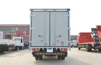 China Dongfeng 1-5 T Mini Diesel Light Box Cargo Truck 102 HP Horse Power and Max Speed of 95KM/h for sale