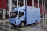 China 4x2 Electric Cargo Truck with 4200x2100x2100 mm Cargo Box and 6.50R16 12PR Tires for sale