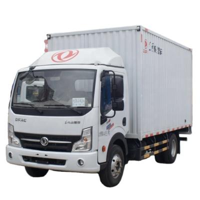 China Touch Screen Equipped Dongfeng Single Row 4X2 Van Truck for Delivery for sale