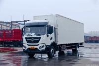 China s Top-Selling 9.8m Van Box Cargo Truck with ESC 12000X2550X3700 mm Customize Now for sale
