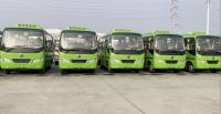 China Dongfeng City Bus 19 Seats Mini Bus Diesel Engine Bus with 6 Wheels and 3300mm Wheelbase for sale